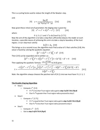 Trust Region Algorithm - Bachelor Dissertation | DOCX