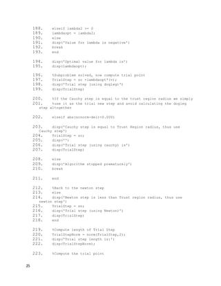 Trust Region Algorithm - Bachelor Dissertation | DOCX