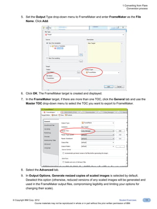 Converting_from_Flare_to_FrameMaker | PDF | Desktop Publishing | Computer Software and Applications