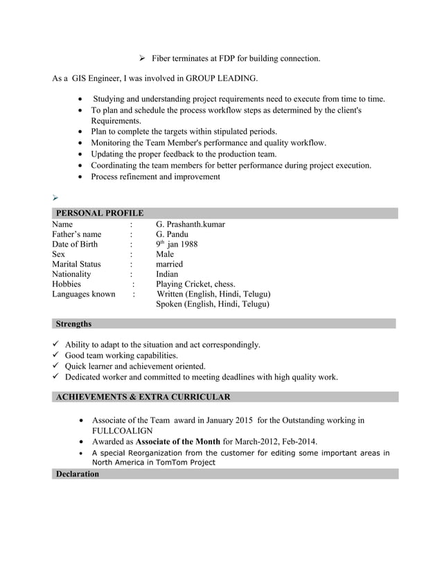 prashanth_resume | DOC | Technology & Computing