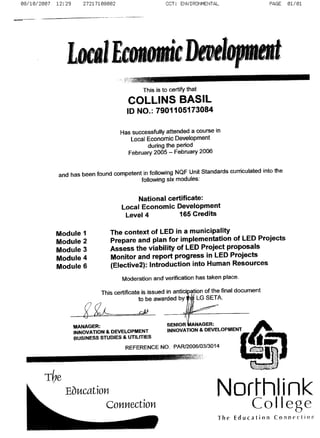 Basil LED certificate | PDF