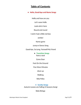 School Songbook | PDF