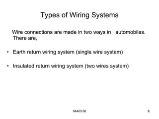 9A405.66.ppt automobile electrical system | PPT