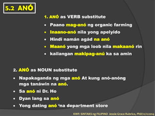 Syntax of Filipino as lingua franca-part3 | PPT