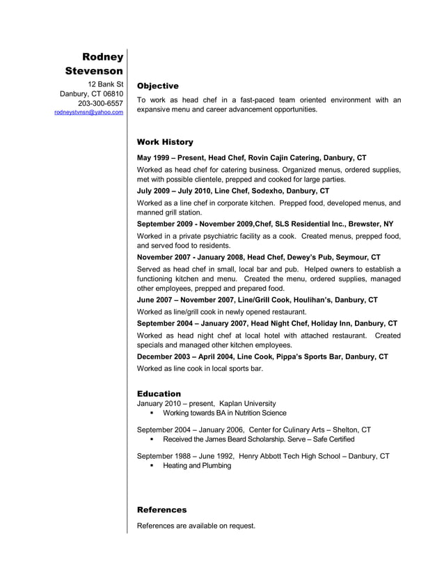 RODNEYSRESUME | PDF