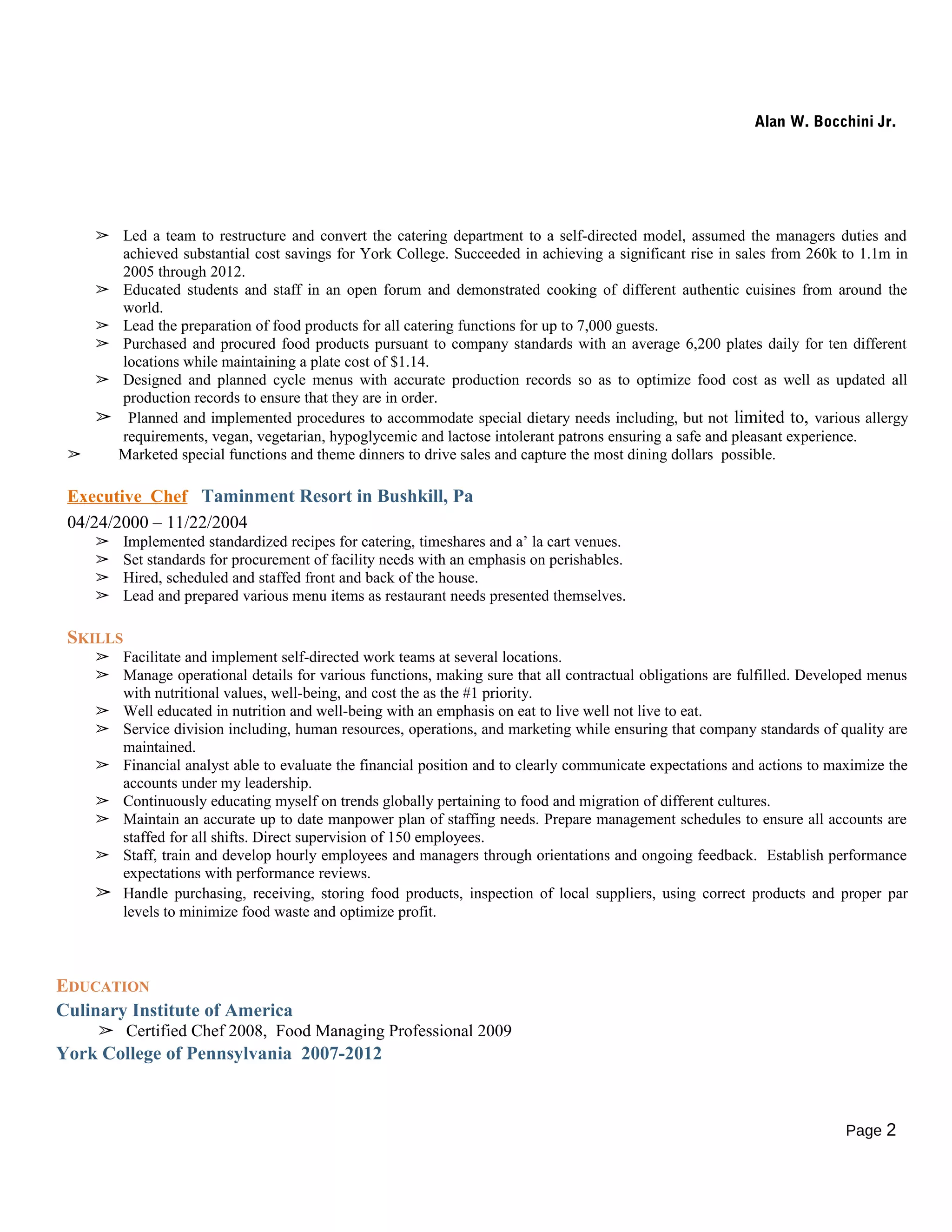 Alan B's Resume 2016 | DOC