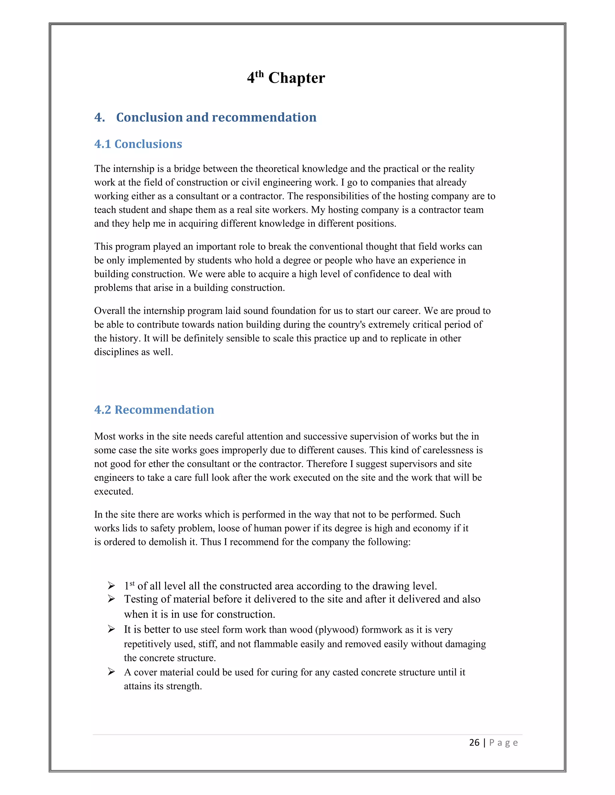 internship report | PDF