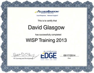 WISP Training 2013 | PPT