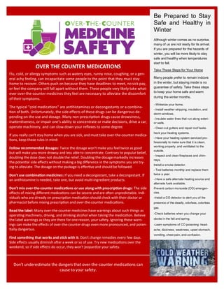 January Newsletter of Health & Safety | PDF
