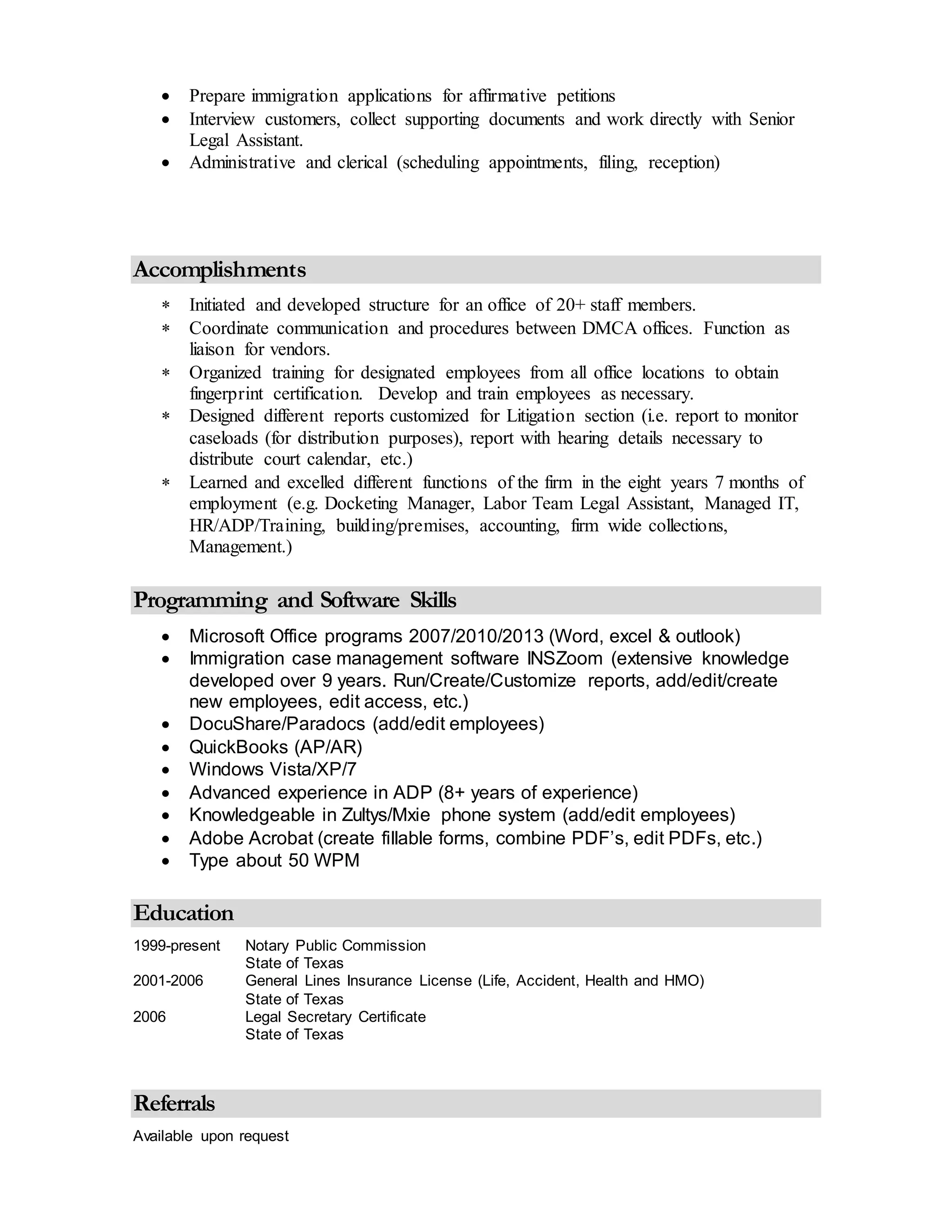 Resume -Doris Arreguin | DOCX