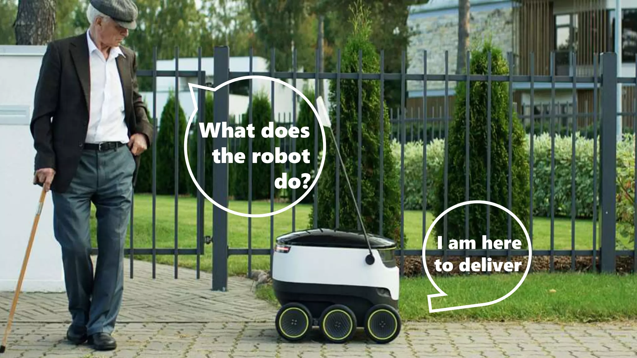 Self driving delivery robot | PPTX