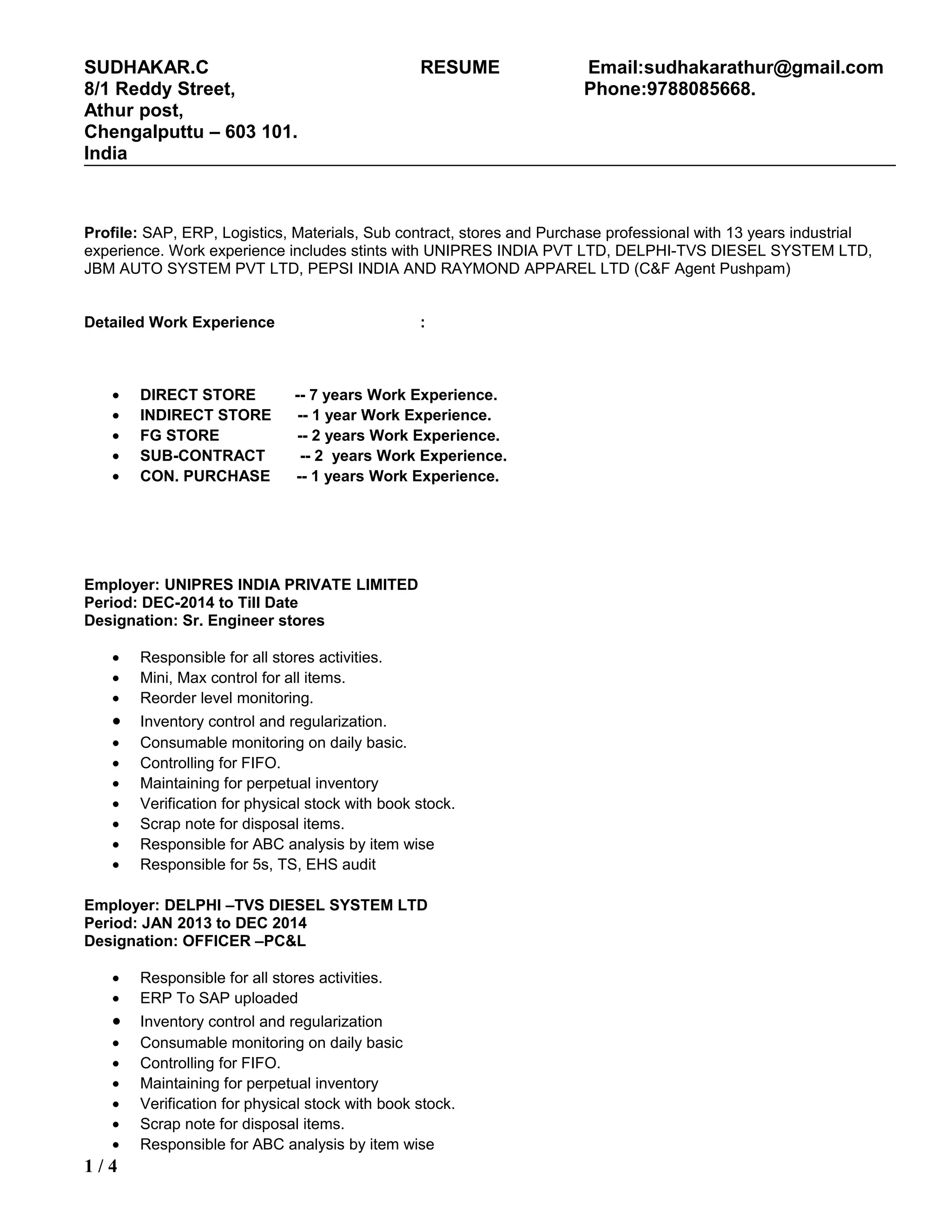 Sudhakar Resume new | DOC