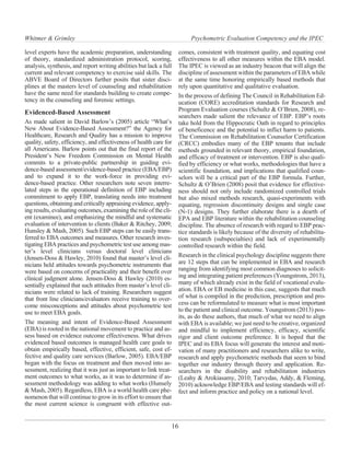 JFVA_Vol15No2_WhitmerGrimley_PsychometricEvaluationCompetency | PDF