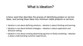 ideation process | PPT