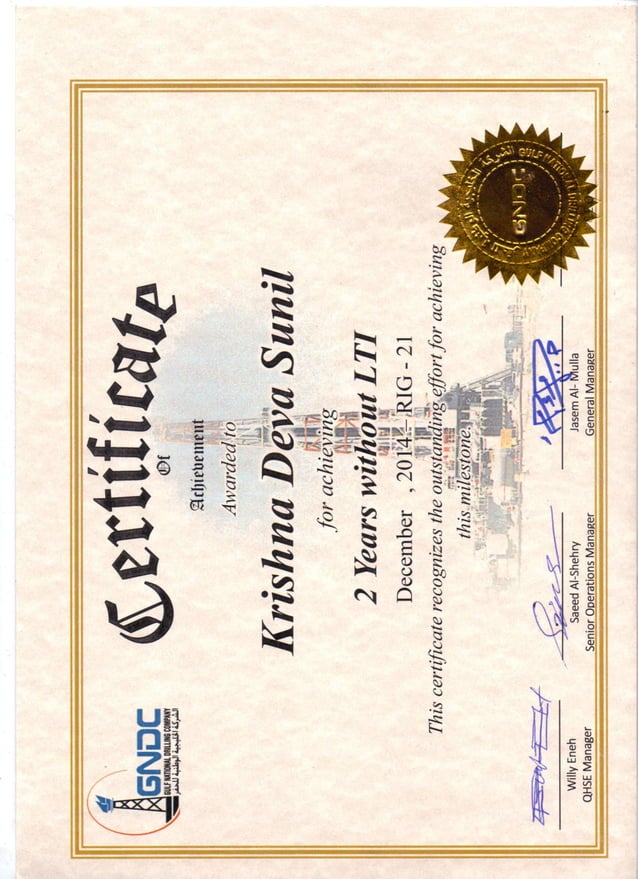 LTI Certificate | PDF