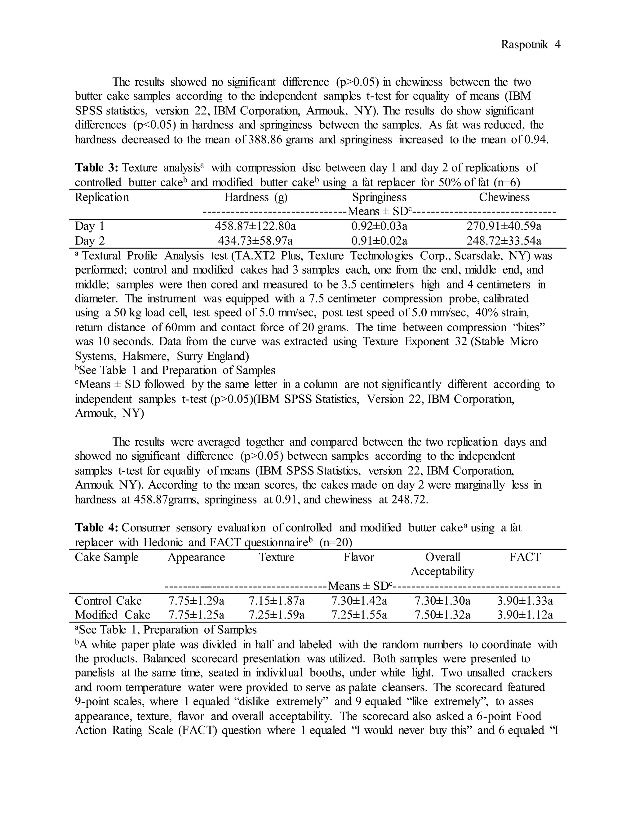 Final_Report | DOCX | Desserts and Baking | Food & Drink