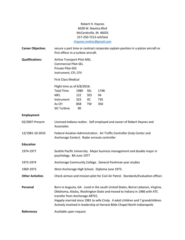 aviation_resume | PDF
