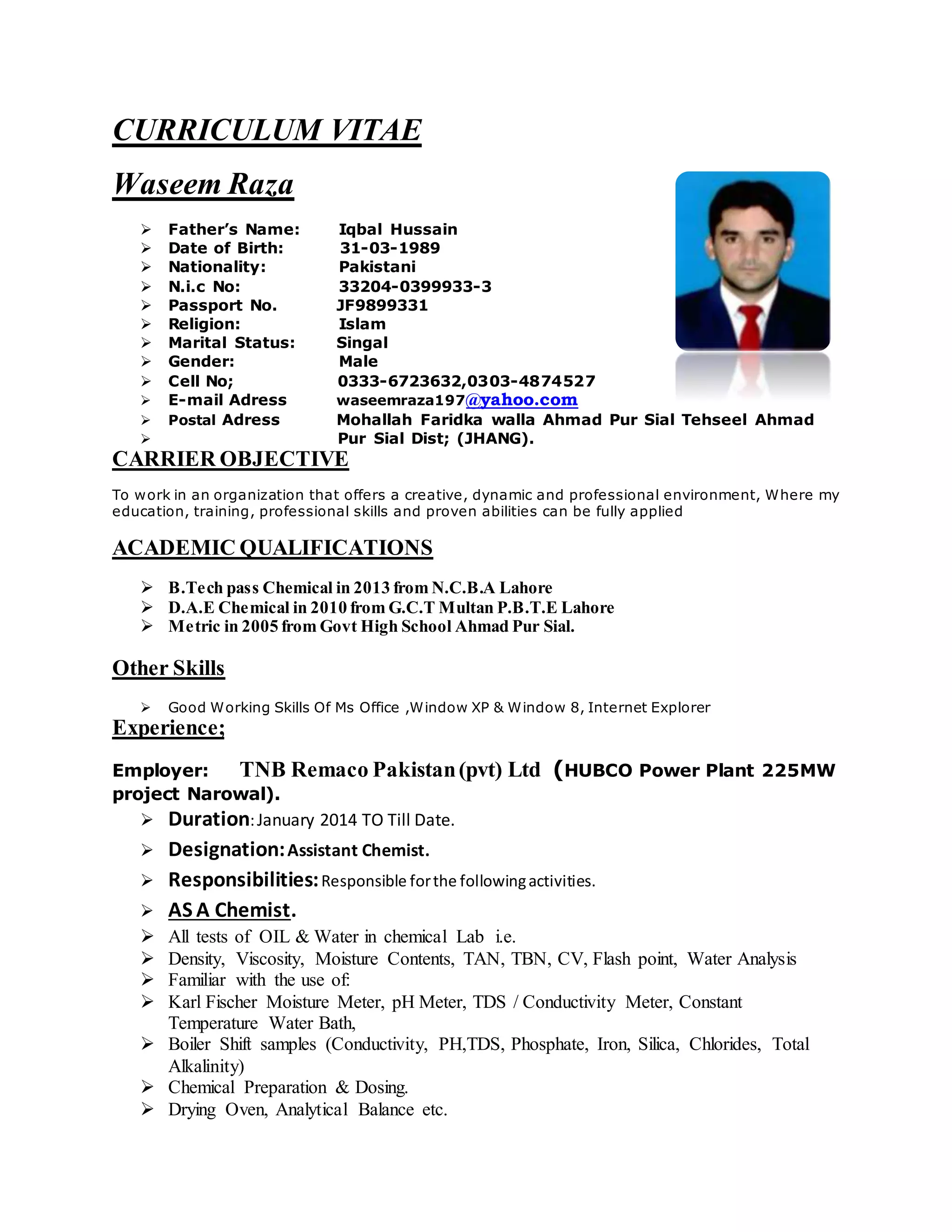 Raza C.V | DOCX
