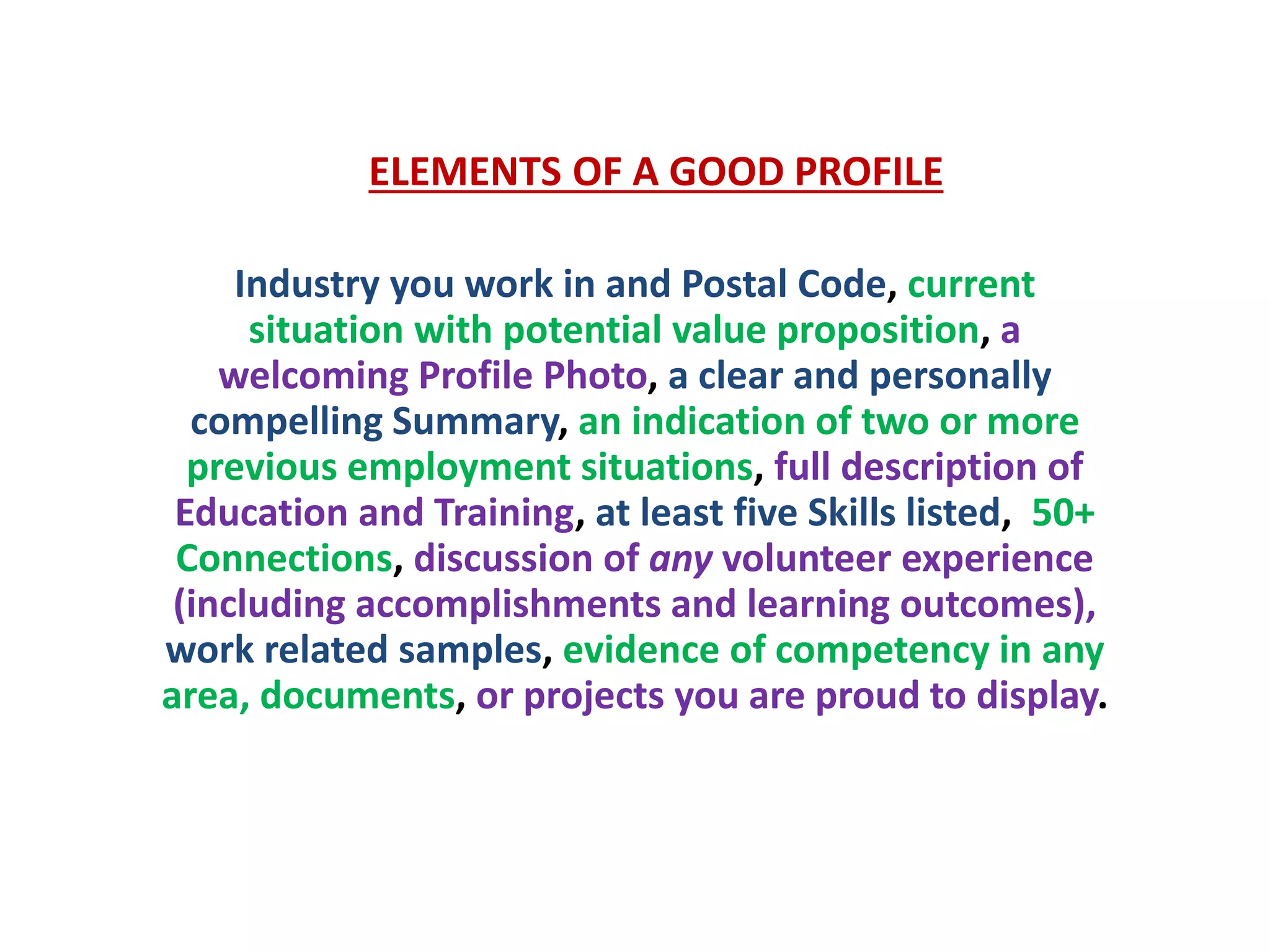 LinkedIn Powerpoint workshop presentation | PPTX