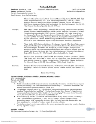 Resume - IT Solutions Developer-Architect | PDF