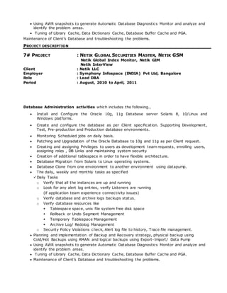 Thejokumar_Oracle_DBA_resume | DOCX
