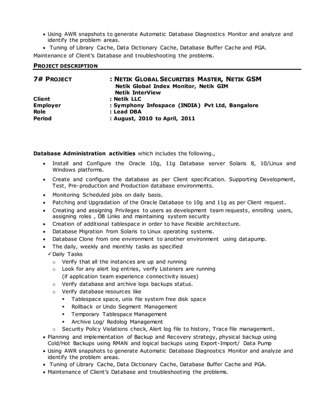 Thejokumar_Oracle_DBA_resume | DOCX