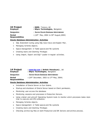 Thejokumar_Oracle_DBA_resume | DOCX