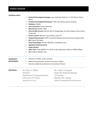 Harsh_Resume_pdf | PDF