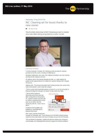 CB - Mark Lagan - NiC Cleaning set for boost thanks to new owner - BQ ...
