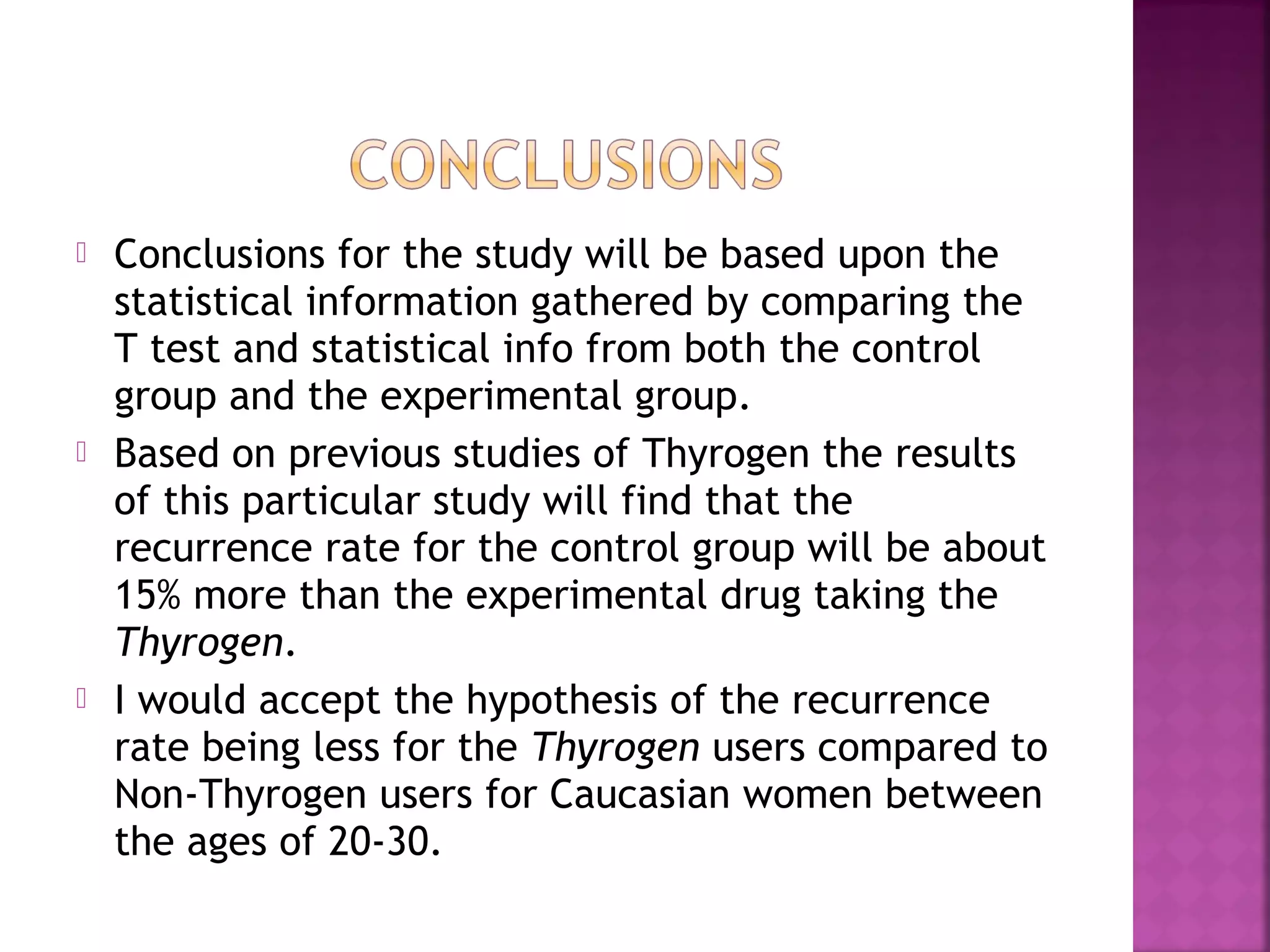 Thyrogen Use in Thyroid Cancer Treatments | PPT