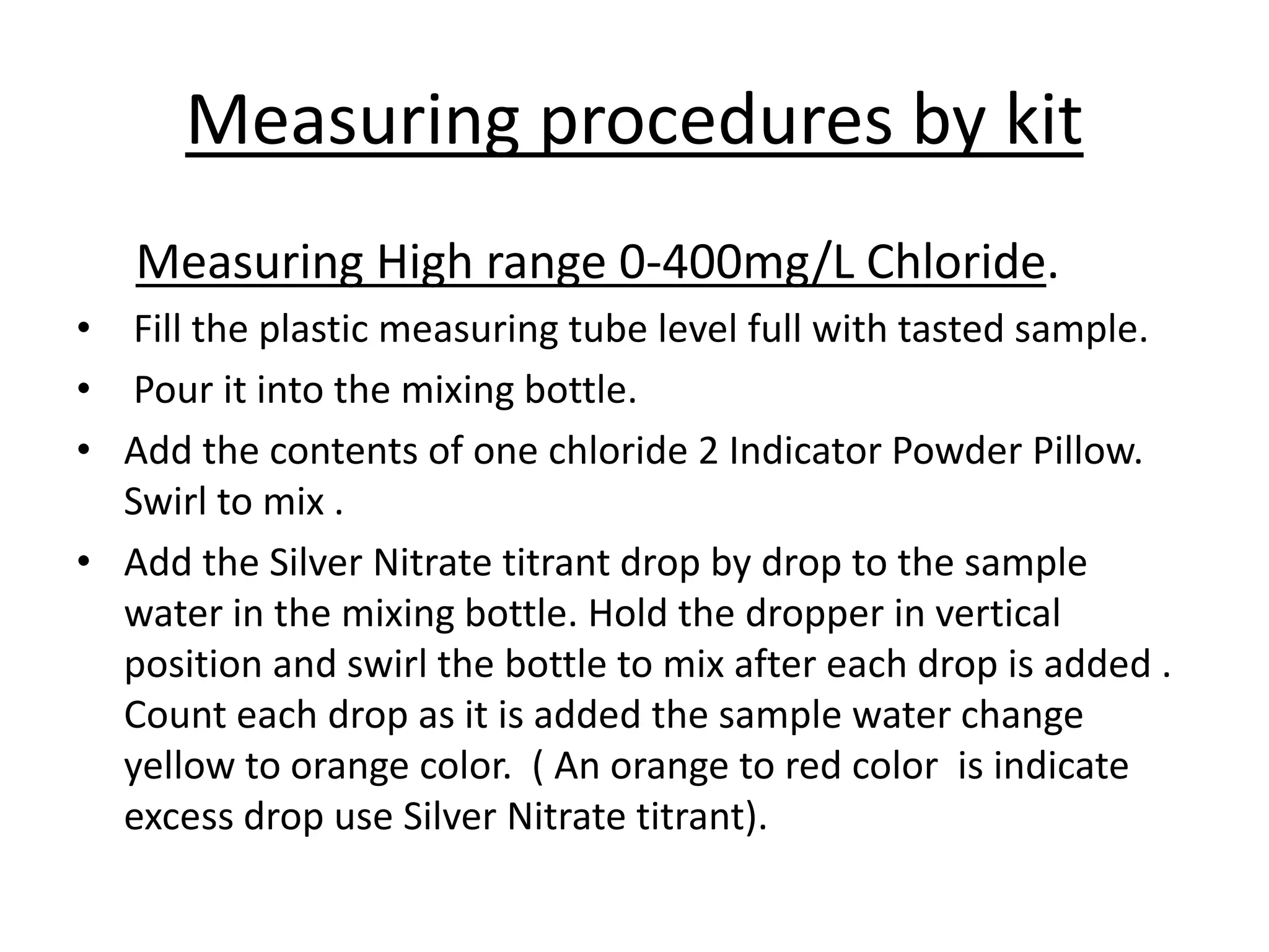 Presentation On Chloride (Cl) | PPTX