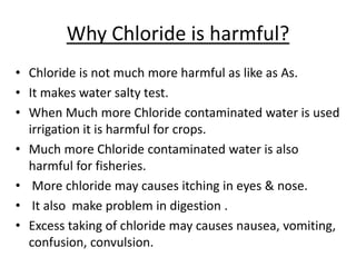 Presentation On Chloride (Cl) | PPTX