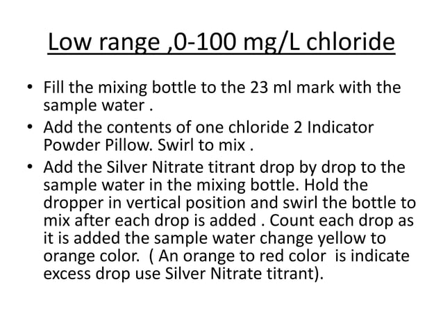 Presentation On Chloride (Cl) | PPTX