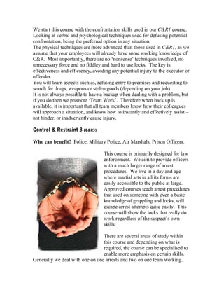 Sample Course List | DOC