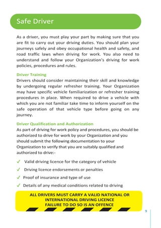 Drivers Handbook for Safe Driving | PDF