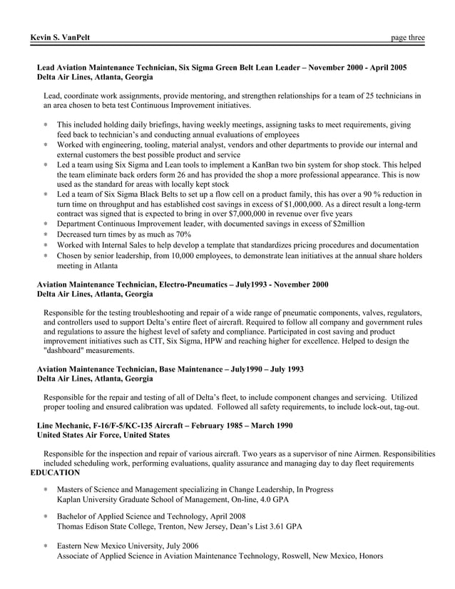 KEVIN_Resume LSS | PDF