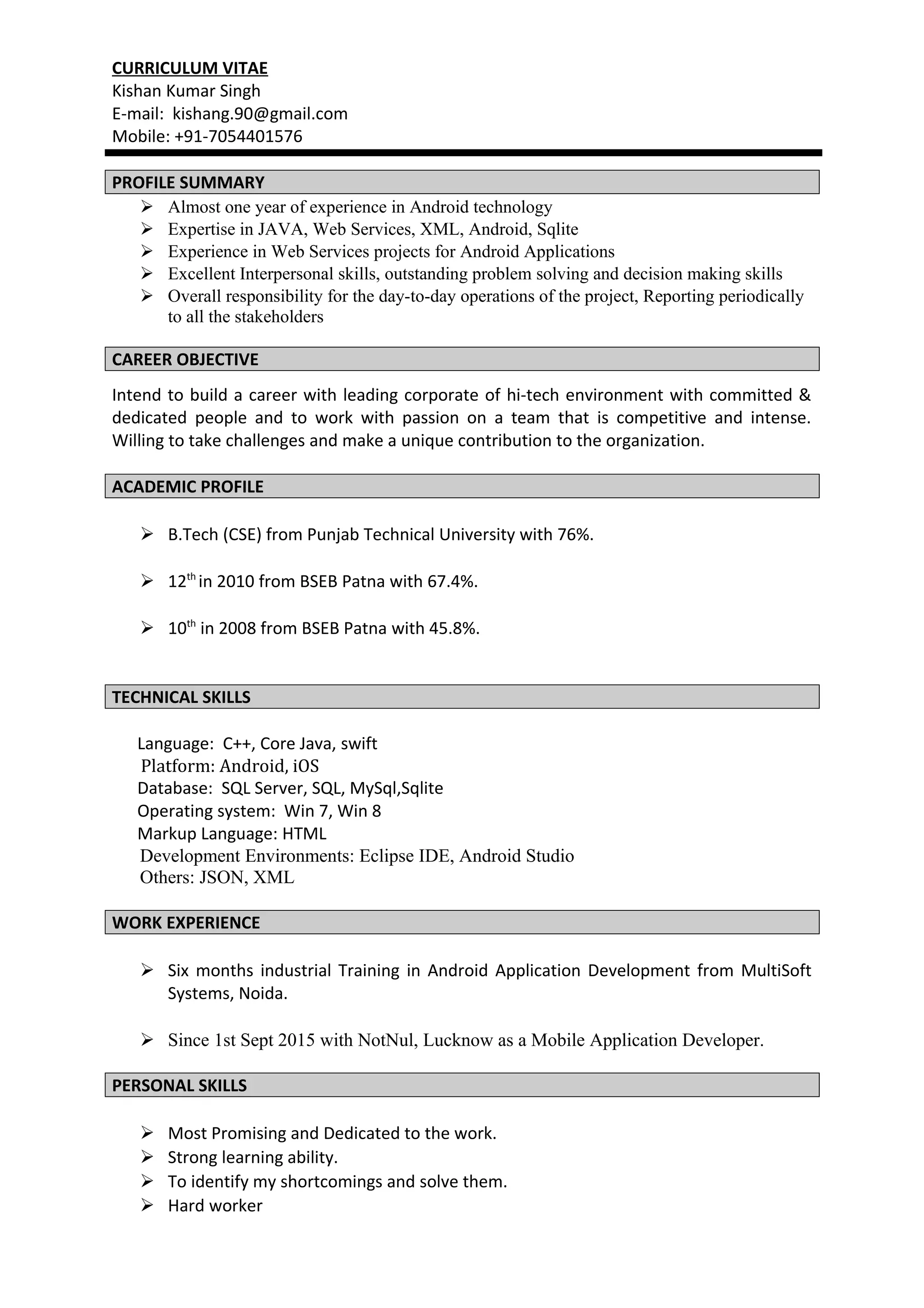 Resume | DOC