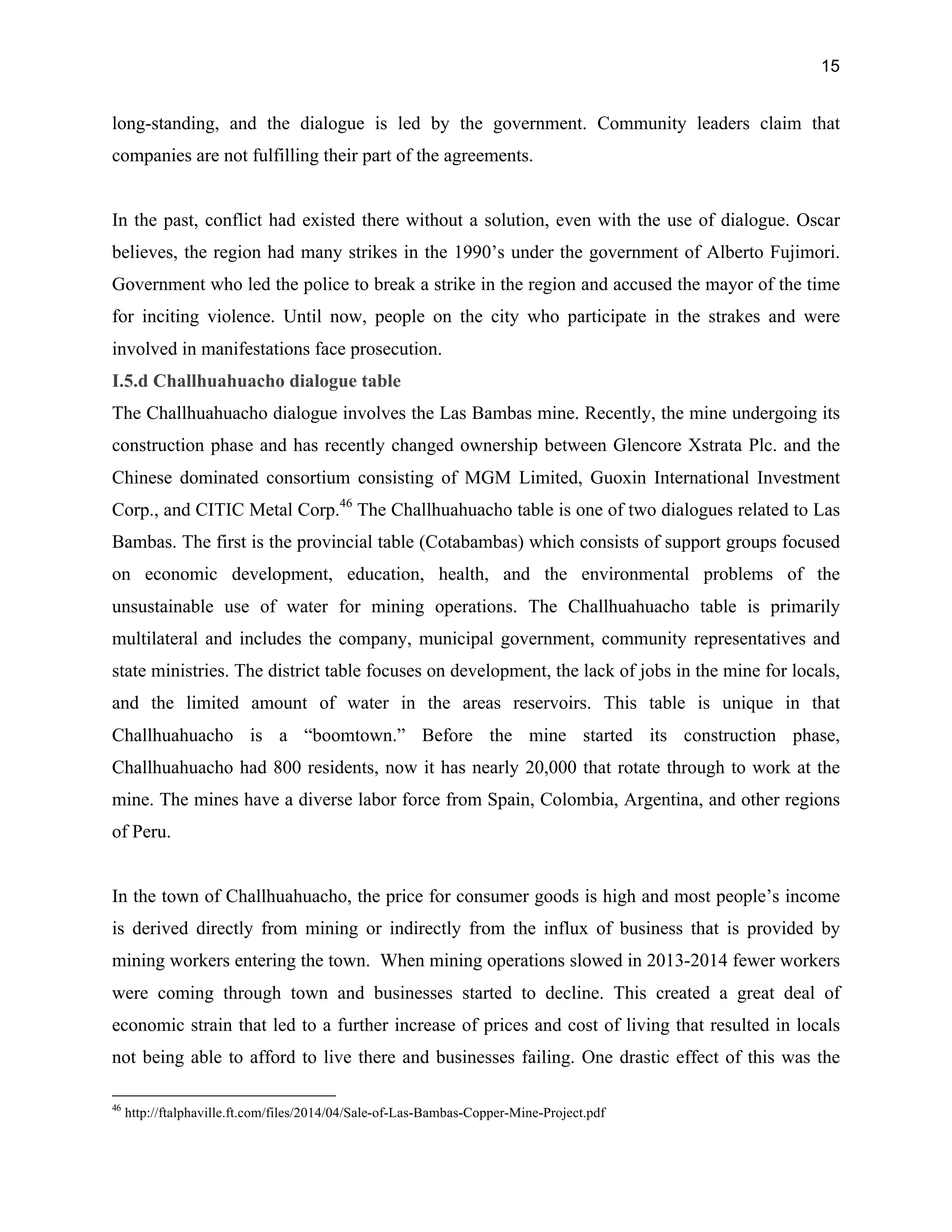 Dialogue Processes in Peru. Challenges and Opportunities | PDF