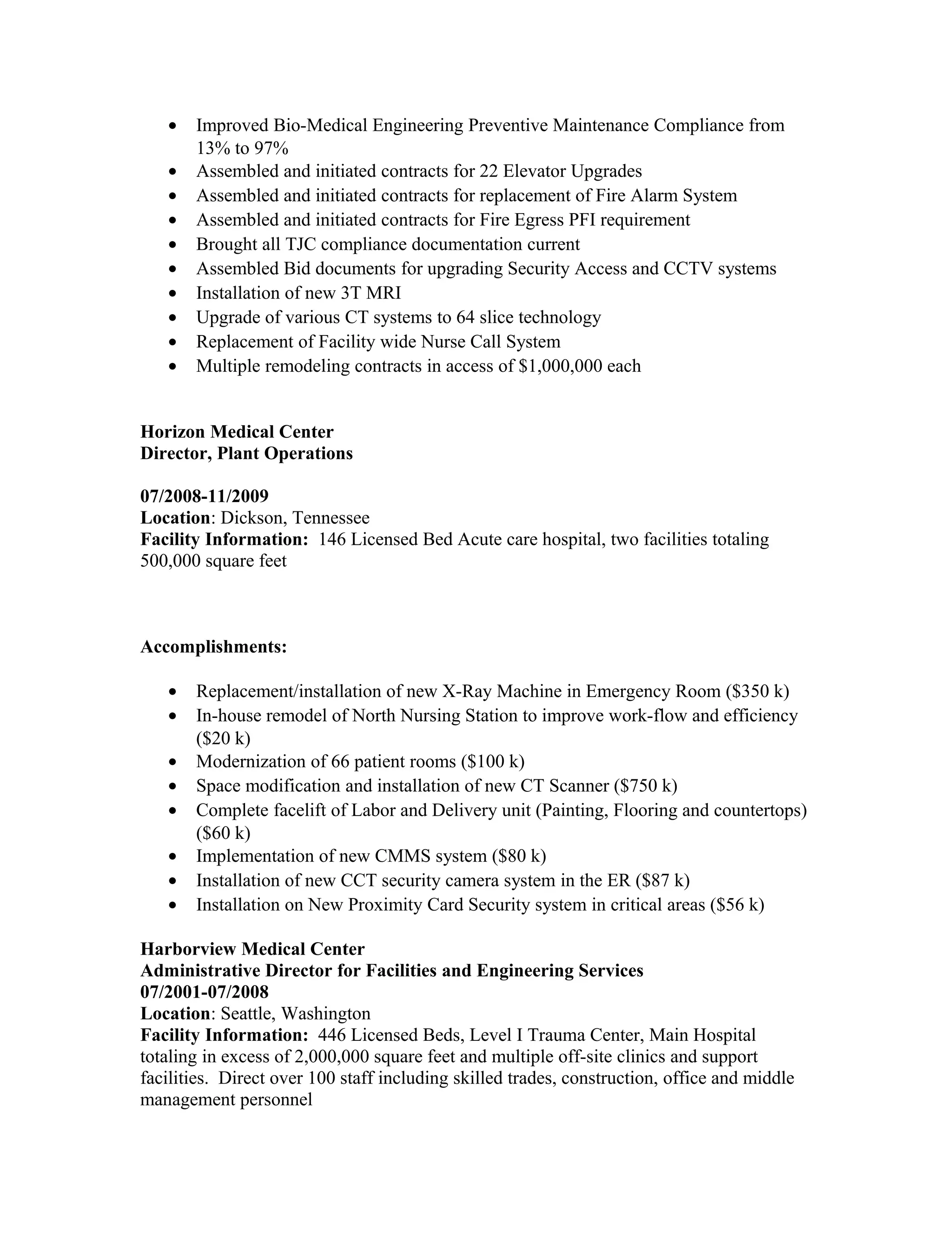 Mark Olson Current Resume | DOC | Civil Engineering Industry | Industries
