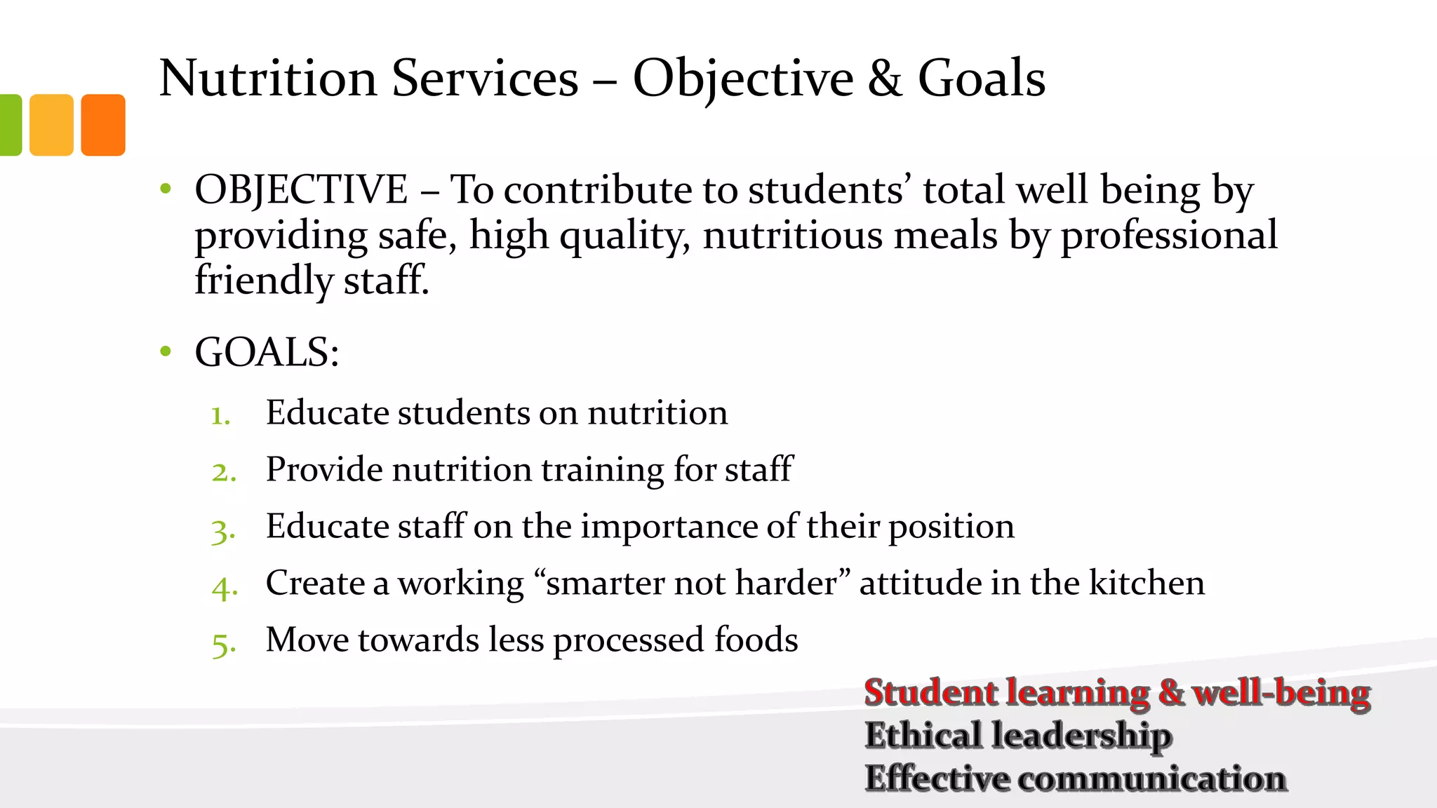 Nutrition Services - HHFKA TRAINING for Nutritional Integrity | PPTX