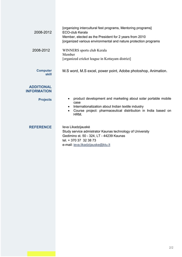 Sajith Saji Na CV | PDF