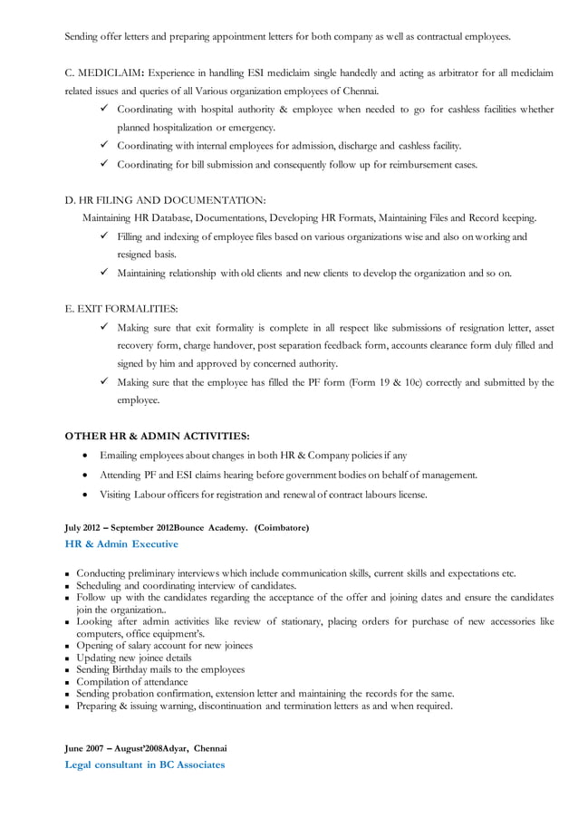 Vimala resume | PDF
