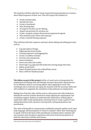 8 and 12 week project plan | PDF