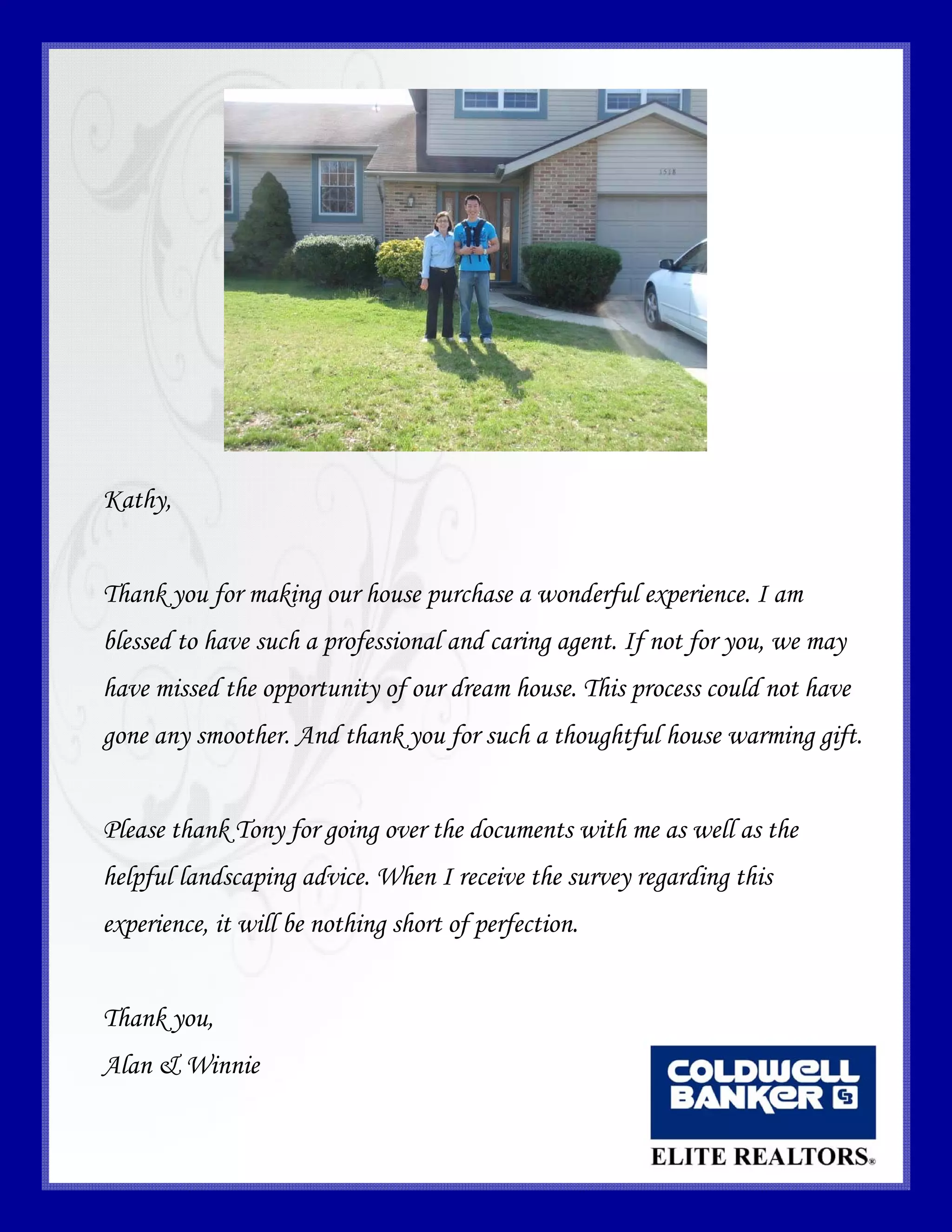 alan toy thank you letter | PDF