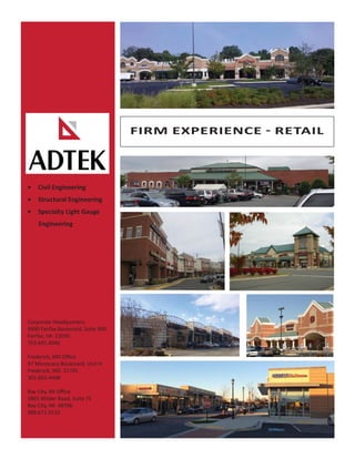 ADTEK Engineers Profile, Retail Experience and Resumes | PDF | Civil ...