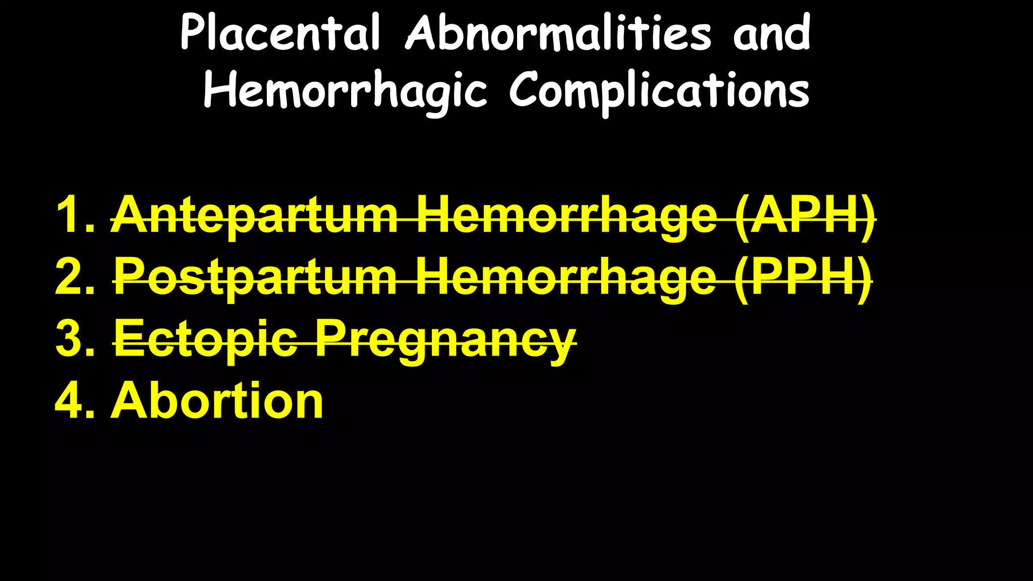 Abortion and Stillbirth | PPTX