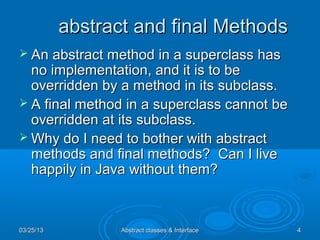 9 abstract interface | PPT