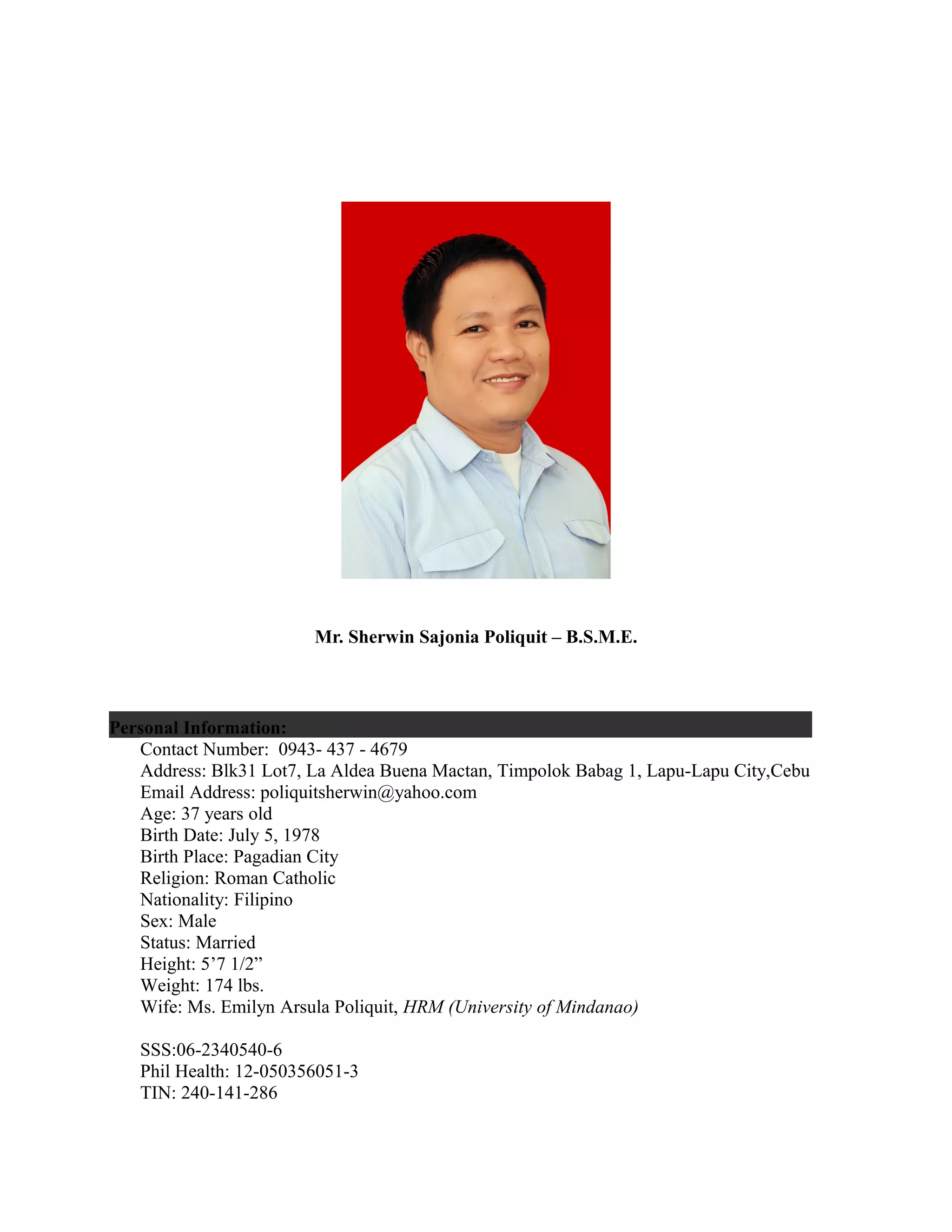 Poliquit_Sherwin_CurriculumVitae | DOC