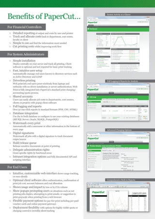 PaperCutNGFactSheetOverview | PDF