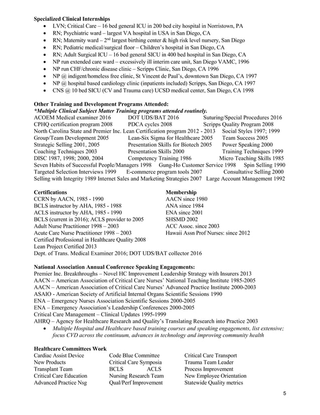 CAC CV 8-2016 | PDF | Healthcare Industry | Industries